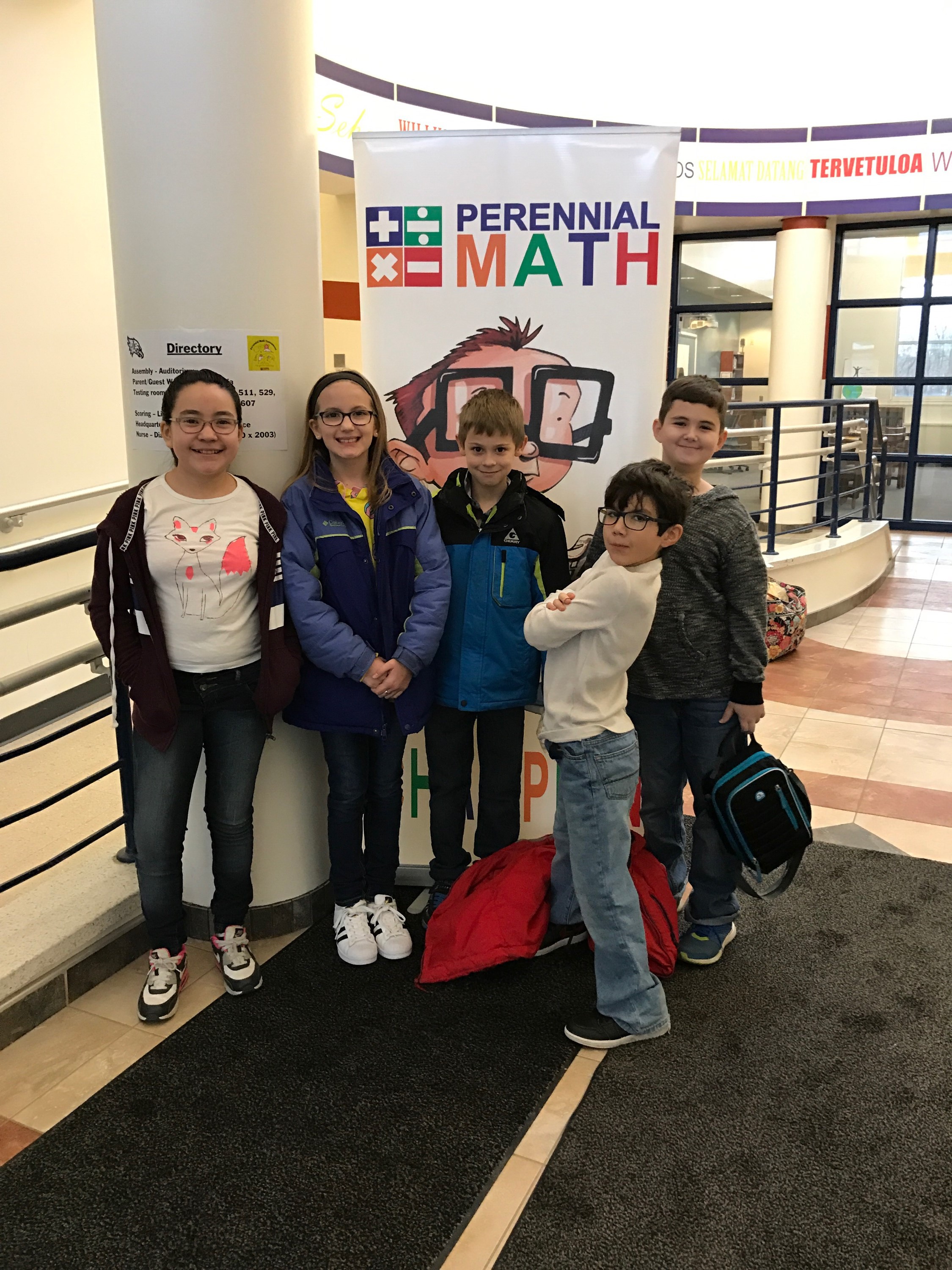 Five SMS Students Participate in Perennial Math Tournament! | Solvay Union Free School District